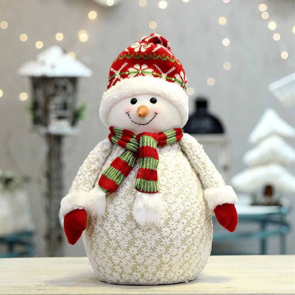 Snowman Christmas Indoor Decoration | Cute Snowman Christmas Doll ...