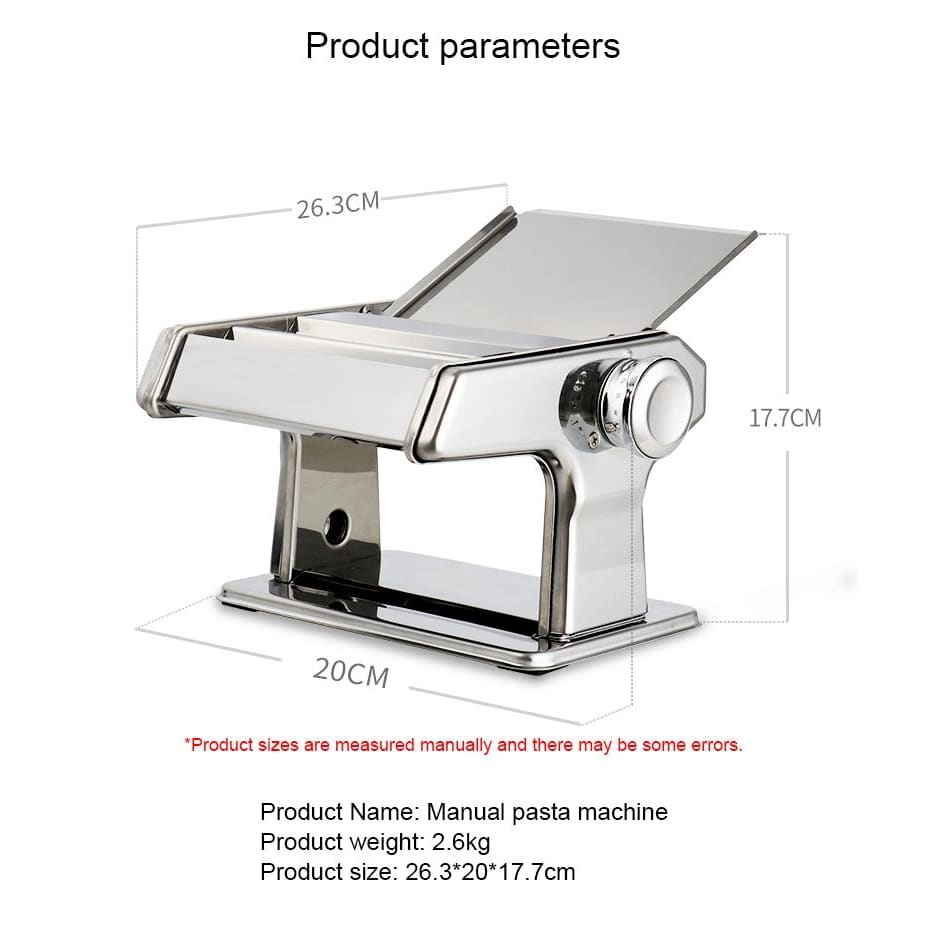 Original Stainless Steel Pasta Maker | Manual Pasta, Spaghetti and ...