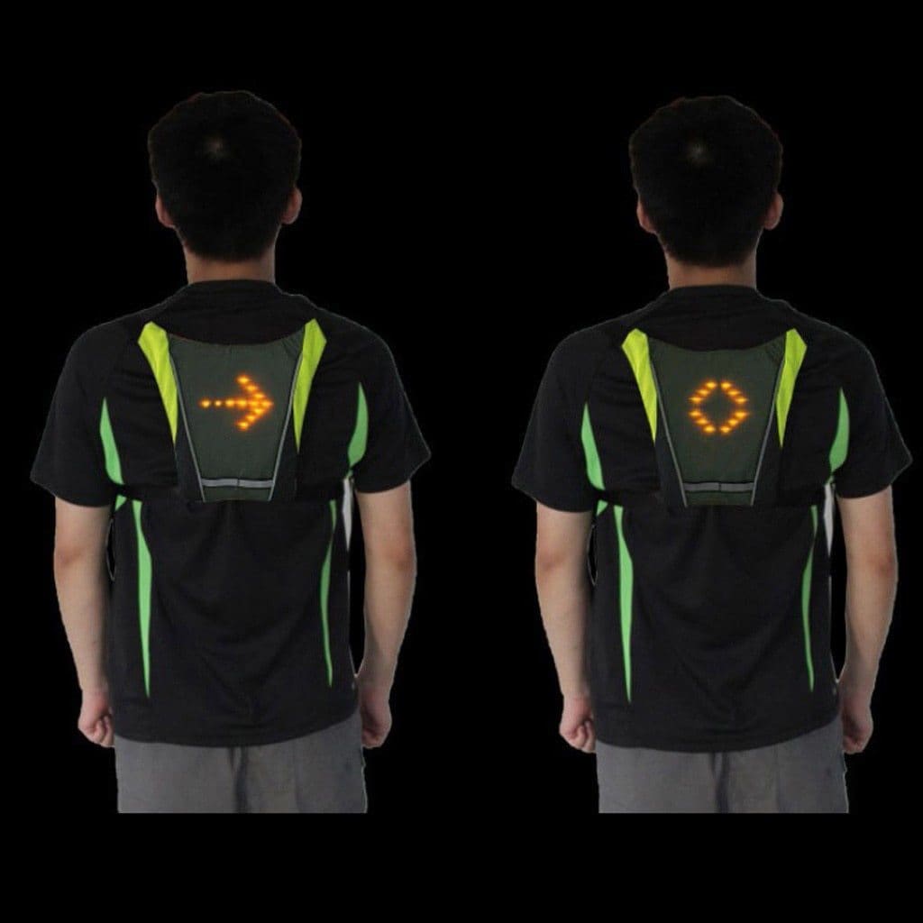 Bicycle Safety Vest With LED Lights, Bike Reflective Vest, LED Safety ...