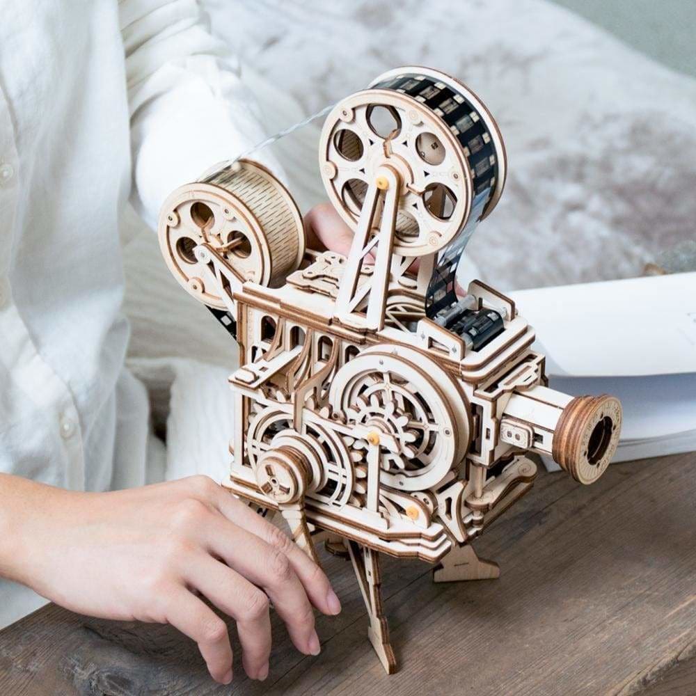 3D Wooden Puzzle, Cool Movie Projector Puzzle, Best Wooden Puzzle for ...